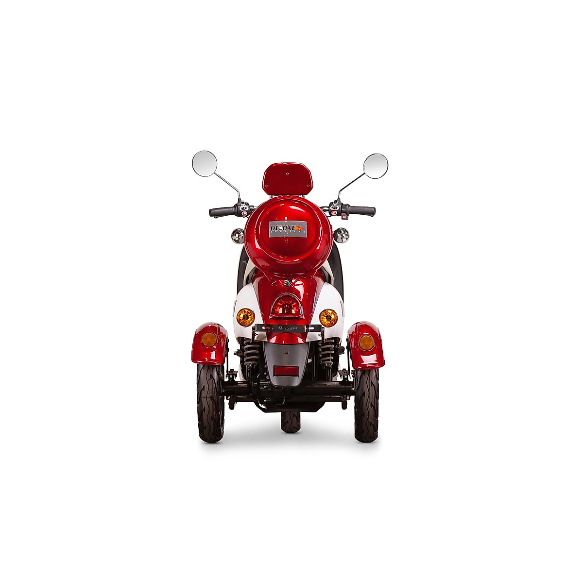 Deluxe Scooters Fully Assembled Sport Adult Mobility Scooter Red