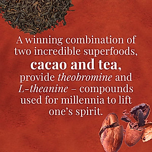 The Republic of Tea - Theo and Thea Caramel Coconut Full-Leaf Black Tea, 14 Pyramid Sachets, Low Caffeine