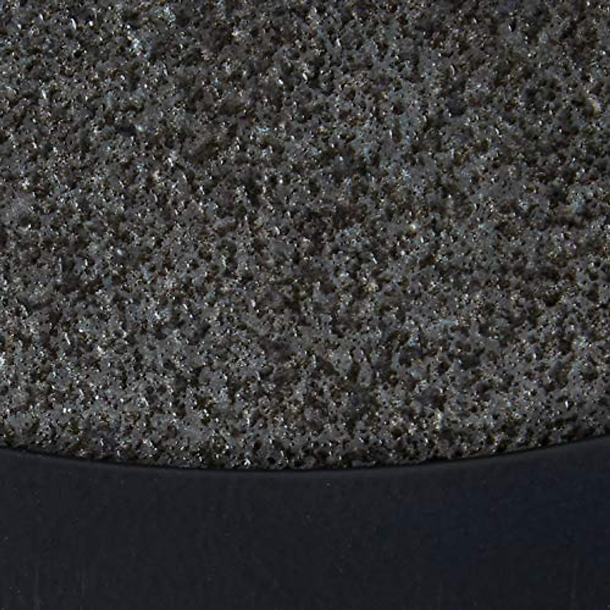 Christopher Knight Home Truda Outdoor 11 Inch Grey Finish Ceramic Tile Side Table, Black Metal