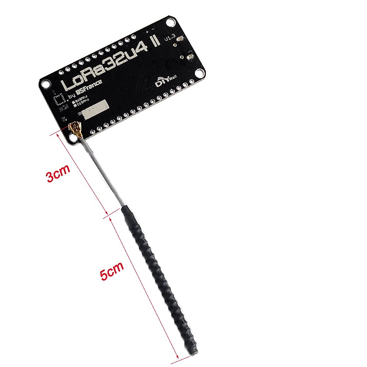 DIYmall LoRa32u4 II Lora Development Board Module 915MHZ LiPo SX1276 HPD13 with Antenna for Arduino