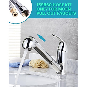 Replacement Hose Kit for Moen Kitchen Pull Out Faucet(Pullout 159560)