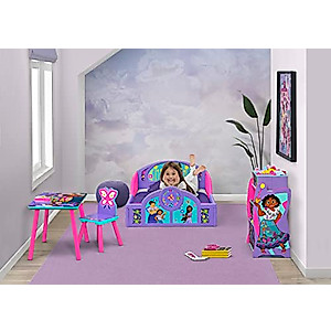 Disney Encanto Sleep and Play Toddler Bed with Built-in Guardrails by Delta Children