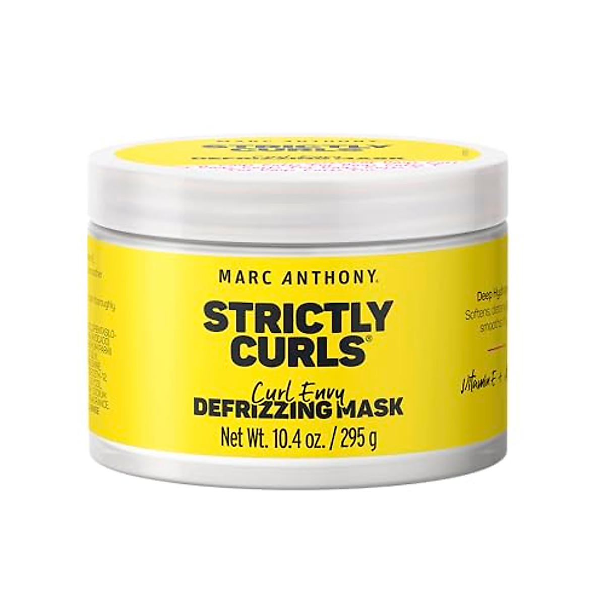 Marc Anthony Deep Hydrating Mask for Dry & Damaged Hair, Strictly Curls - Deep Hydration Treatment with Avocado Oil & Shea Butter Enhances Curls with a Soft Finish - Paraben-Free & Sulfate-Free