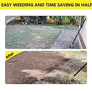 MELVTATA Garden Hoe Hoe Garden Tool Stirrup Hoes for Planting Vegetables Farm, Stainless Steel Handheld Hula Hoes -Stirrup Hoe with Adjustable Action Hoe for Weeding/Loosening Soil (30-56in)