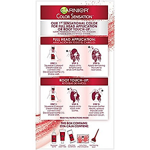 Garnier Color Sensation Hair Color Cream, 11.0 Icing on the Cake (Ex Light Natural Blonde), 3 Count