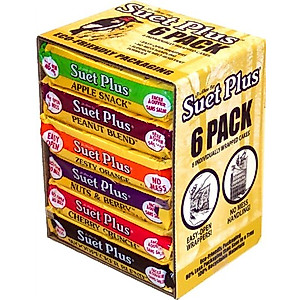 Wildlife Sciences Suet Plus Variety 6 Pack