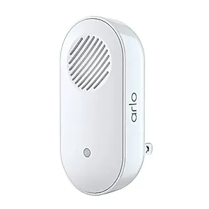 Arlo Chime 2 - Built-in Siren, Audible Alerts, Customizable Melodies, Wi-Fi Connected, Compatible with Arlo Wired and Wireless Doorbell Camera, Security Camera, and Smart Home Devices (AC2001)