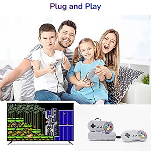 Classic Edition Console，Super Retro Game Console Classic Mini HDMI System with Built in 821 Old School Video Games, Plug and Play，SN-02 Super Classic Mini HD-OUT TV Game Console (Consoles-Green-HD)