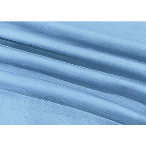 sexycherry Two Piece Sets for Women Sexy Light Blue One Off Shoulder Long Tie Knot Sleeve Wide Leg Long Sweatpants Sweatsuits with Pockets (X-Large)