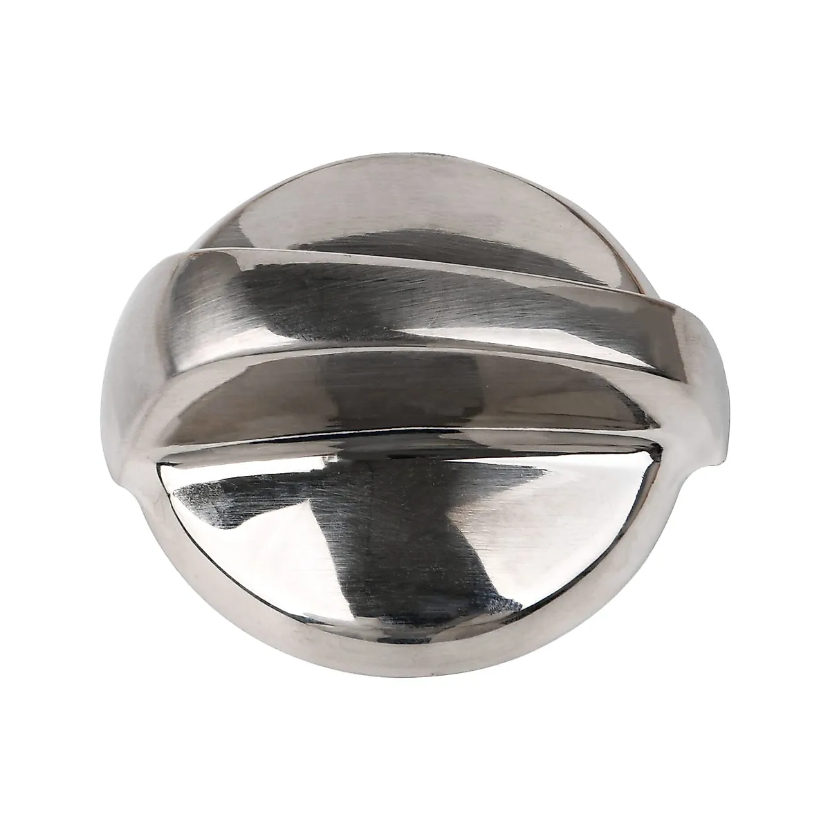 Urdrsaf 4Pcs WB03T10295 Chrome Gas Stove Knob Surface Burner Control Knobs Replacement for GE