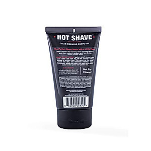Duke Cannon Supply Co. - Hot Shave Clear Warming Shave Gel, Unscented (4.5 oz) Clear Shaving Gel for a Close and Comfortable Men Shave, 4.5 Fl Oz (Pack of 1)