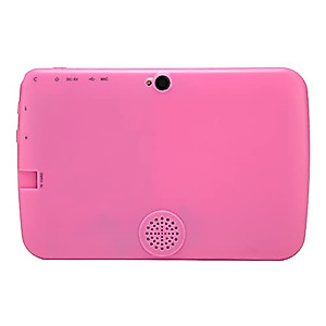 DAUZ Toddler Tablet, HD 1960x1080 Kids Tablet 7 Inch Quad Core 4GB 32GB US Plug 100‑240V for Girls for Android 8.0 (Pink)
