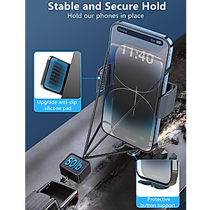 Wireless Car Charger for Samsung Galaxy Z Flip, 15W Charging [AUTO Moving Coil], Dash Air Vent Auto-Clamping Car Phone Holder Charger Mount Wireless Charging for iPhone 15/14/13, Galaxy Z Flip 5/4/3