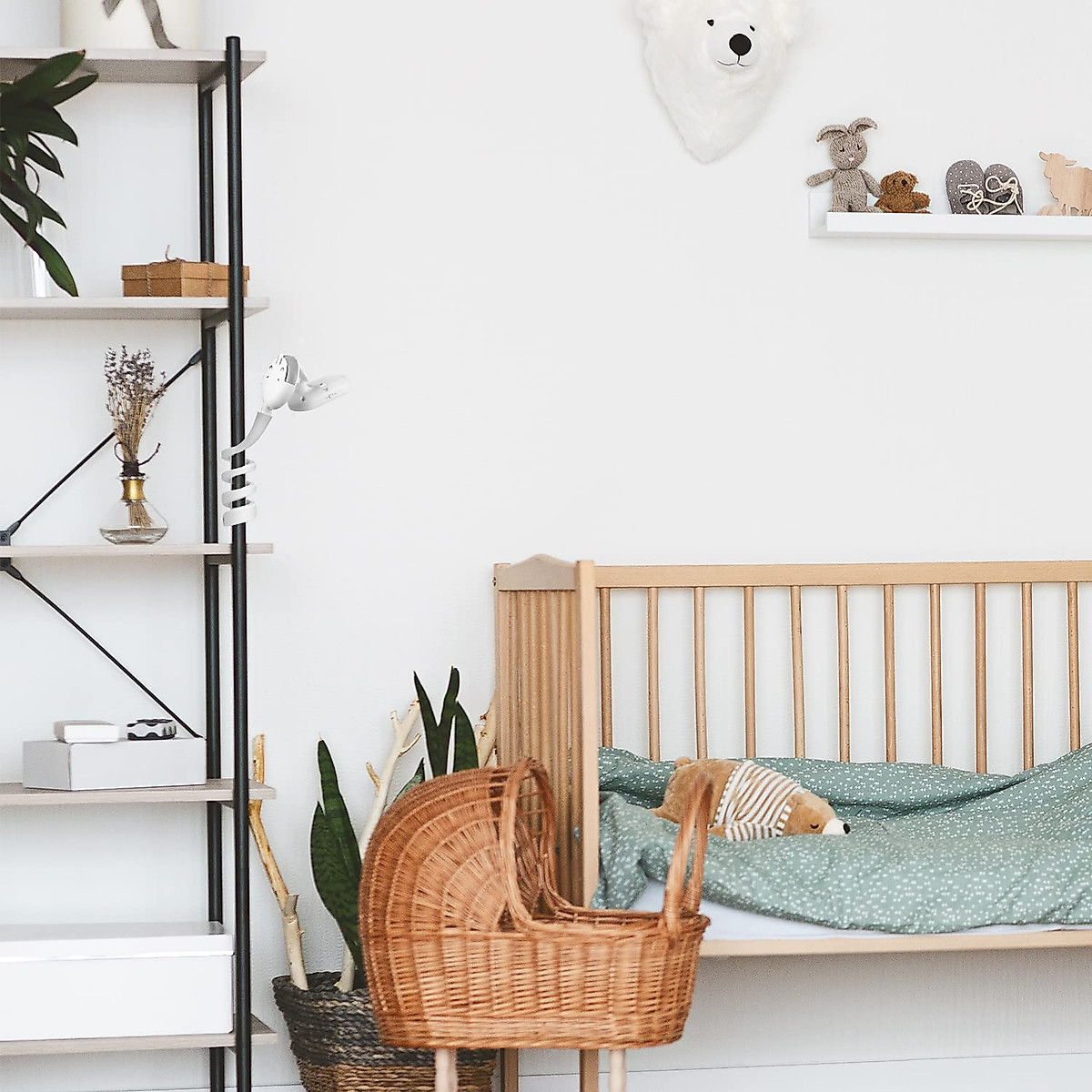 Baby Monitor Mount for VTech Baby Monitor VM350, VM320, VM901 for Mounting Baby Camera on Crib No Drill(1 Pack)