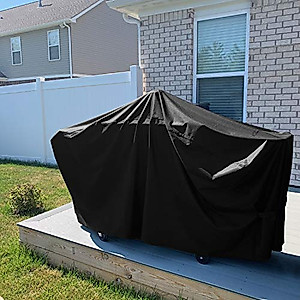 Unicook Griddle Cover, Compatible for Blackstone 36 Inch ProSeries Grill and Members Mark, Flat Top Grill Cover with Sealed Seam, Heavy Duty Waterproof Large Grill Cover 75 Inch, Includes Support Pole