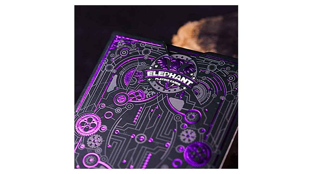 Cyberpunk Purple Playing Cards - Unique Cardistry Deck