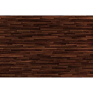 Modern Contemporary Black Brown Wood Texture Area Rug for Living Room Bedroom Dining Room Washable No-Slip Indoor Outdoor Floor Carpet Kitchen Laundry Balcony Runner Rug 3x5