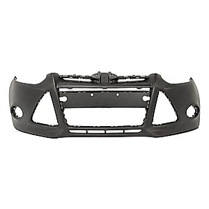 BUMPERS THAT DELIVER - Primered, Front Bumper Cover Fascia for 2012 2013 2014 Ford Focus Sedan/Hatchback 12 13 14, FO1000664
