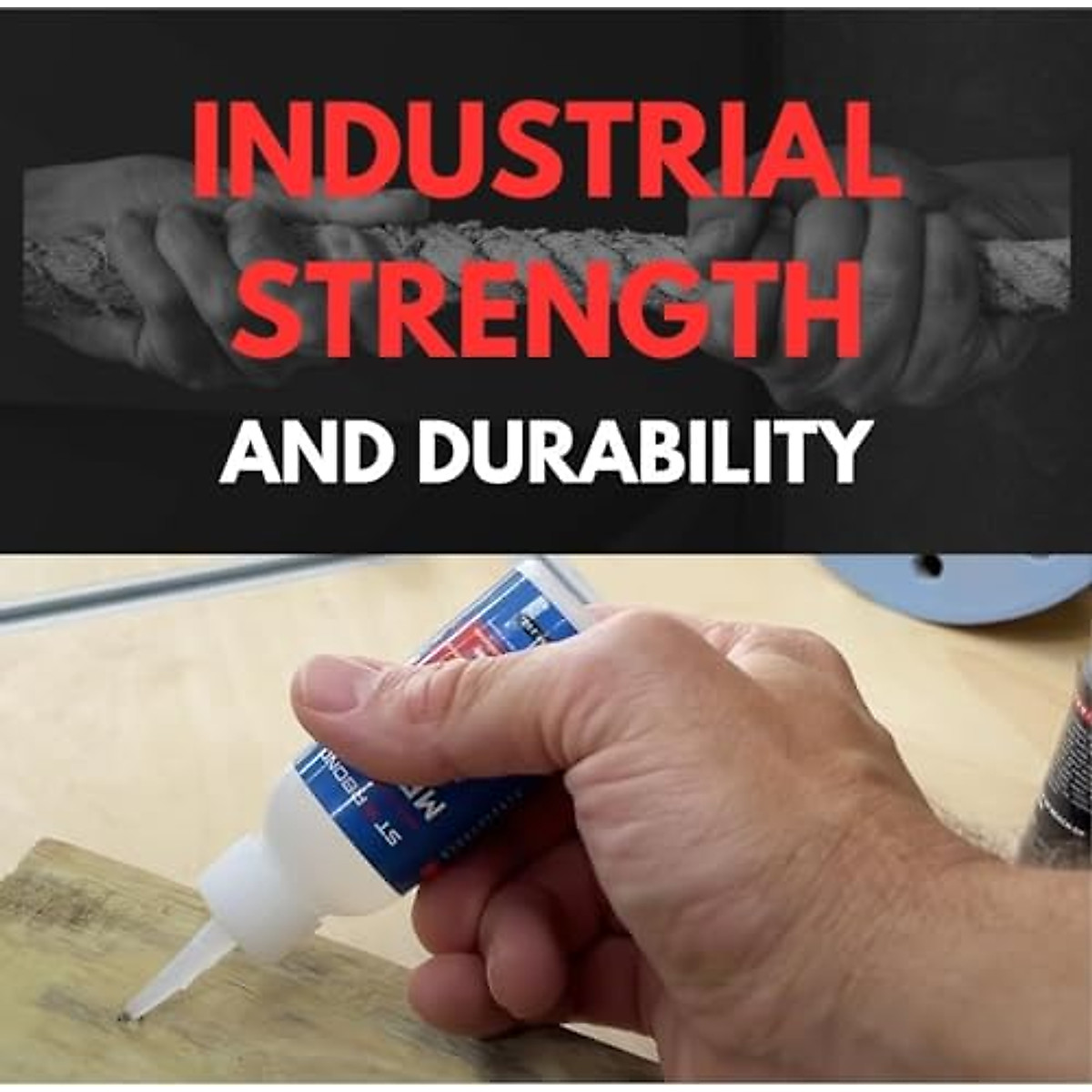 STARBOND 4 oz. Medium CA Glue with 8 oz. Pump Accelerator Bundle - Super Craft Glue for Wood, Plastic, Metal, Leather, Ceramic - Cyanoacrylate Glue for Woodworking, Woodturning, Guitar, Hobby