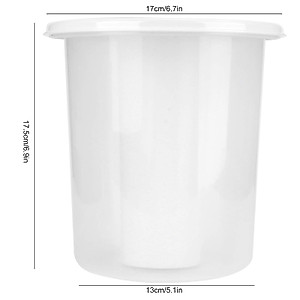 Clear Reusable Shaved Ice Molds Cup with Lid Refillable Ice Bucket Model for Easy Shaved Ice Making Bar Tool and Household Supply for Ice Lovers