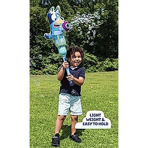 BLUEY Ballooble Bubble Machine Amazon Exclusive Huge Inflatable Bubble Machine for Kids Includes a Stand and Bonus 40oz of Bubble Solution 2 in 1 Play Pattern for Maximum Bubble Toy Fun