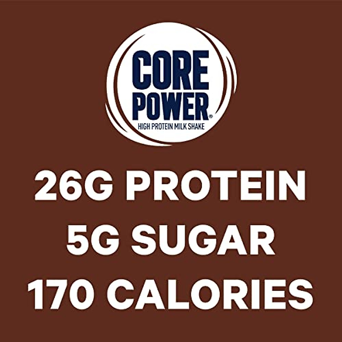 Fairlife Core Power 26g Protein Milk Shakes, Ready To Drink for Workout Recovery, Chocolate, 14 Fl Oz (Pack of 12)