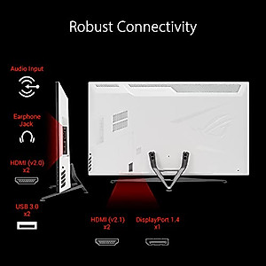 ASUS 43" 4K 144Hz 1ms Gaming Monitor - ROG Strix, HDR1000, FreeSync Premium Pro