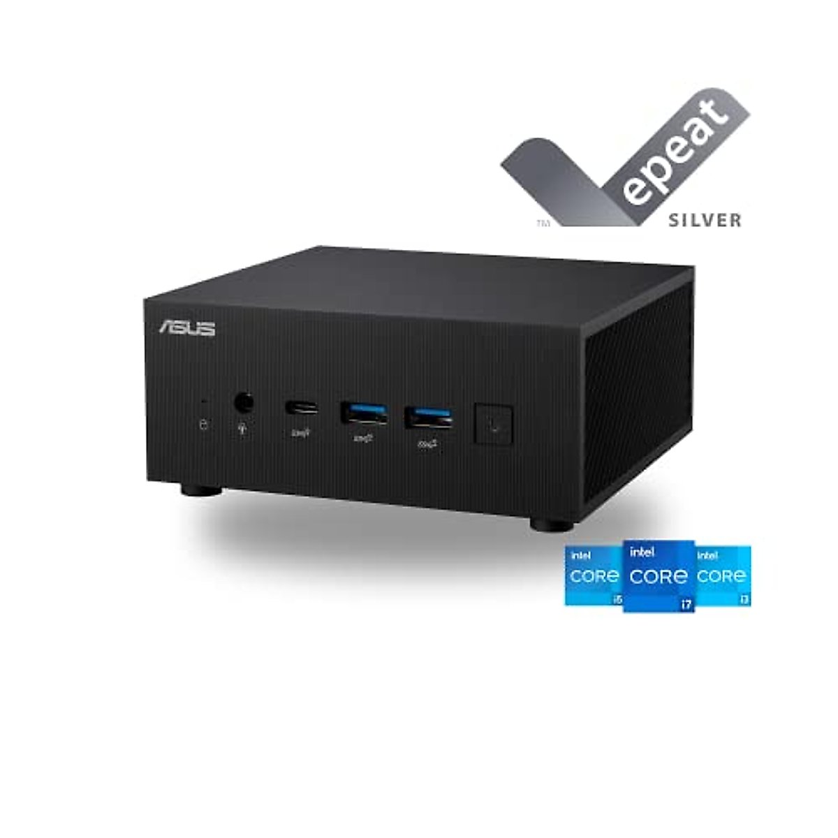 ASUS ExpertCenter PN64 Mini PC System with Intel Core i7-12700H, 16GB DDR5,M.2 PCIE G4 512GB SSD, WiFi 6E, Bluetooth, USB-C, Quad-Display, Windows 11 Pro,Black