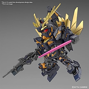Bandai Hobby - Gundam UC - #19 Unicorn Gundam 02 Banshee (Destroy Mode) & Banshee Norn Parts Set, Bandai Spirits SDCS Model Kit