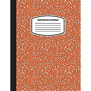 Classic Composition Notebook: (8.5x11) Wide Ruled Lined Paper Notebook Journal (Orange) (Notebook for Kids, Teens, Students, Adults) Back to School and Writing Notes