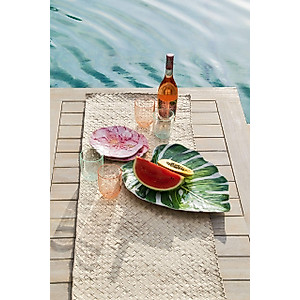 TarHong Bubble Double Old Fashion Glass Clear, 15.5 oz, Premium Plastic, Set of 6