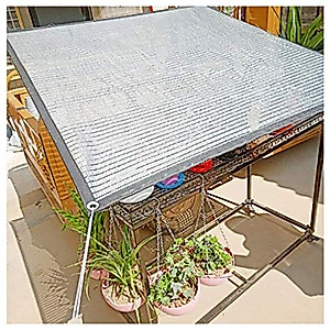Reflective Aluminet Shade Cloth White Sunblock Shade Net 90% of UV Resistant, Premium Garden Shade Mesh Tarp Top Shade Netting Panel Flowers Plants Protection Car Roof Cover