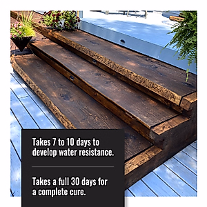 Real Milk Paint Dark Half Tung Oil Mix for Wood Finishing, Cutting Boards, Butcher Blocks, Wood Floors, Clay, Stone, Slate, Food Grade, 32 Ounces