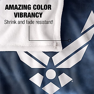 Air Force Take Off Officially Licensed Silky Touch Super Soft Throw Blanket 36" x 58"
