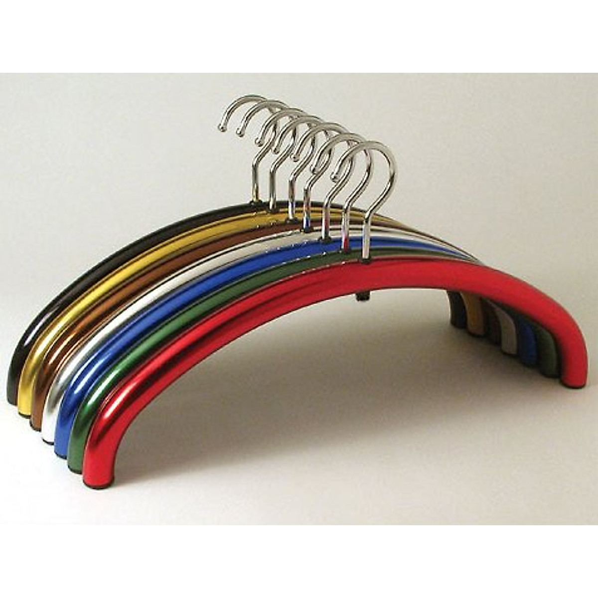 Precision Hanger in Gold with Felt. The Dimple & Crease Free Hanger Solution-Click "2 New" for Other Offers!