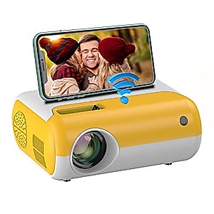 Mini WiFi Projector Portable - Salange 2023 Upgraded Pico 1080P Supported Video Projectors for Outdoor Movies, Kids Cartoon, Home Theater, Compatible with iPhone, Laptop, TV Box, HDMI