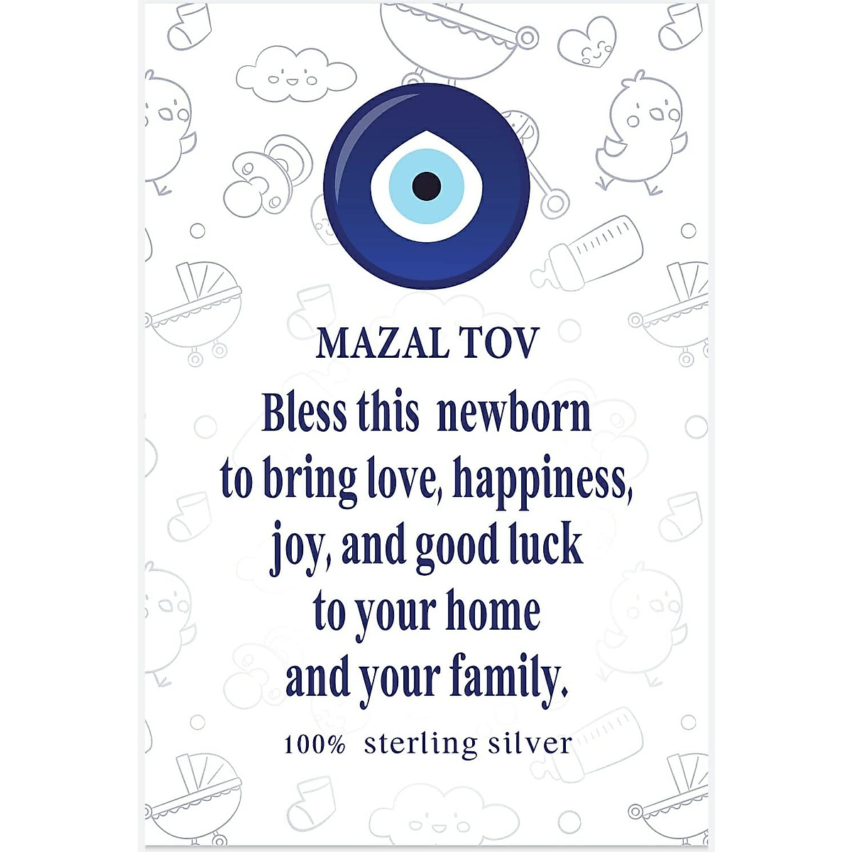 Evil Eye RED THREAD Thin Silk Bracelet With Silver 925 Oval Evil Eye Kabbalah Charm Multicolor Pendant + Blessing Card From Western Wall