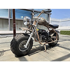 SJVLXHI Foot Pegs Footrest Bracket Set Assembly for Coleman BT200X CT200U Trail 200 CT200U-EX CT100u Trail 100 196cc 6.5hp Powersports Motor Mini Bike Left Right Silver 2 pack Parts Black