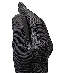 Klein Tools 40233 Wire Pulling Gloves, Extra Grip Work Gloves with Thumb Reinforcements and Grip Patches on Palm and Fingertips, Large