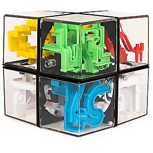 Rubik’s, Perplexus Hybrid 2 x 2 Gravity 3D Maze Game Brain Teaser Fidget Toy Puzzle Ball, for Kids & Adults Ages 8 and up