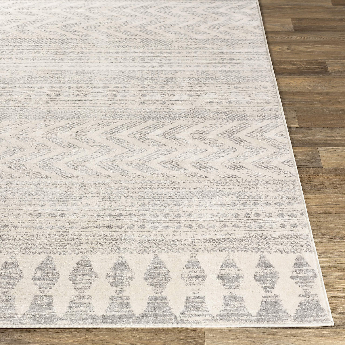 Artistic Weavers Aveline Moroccan Bohemian Area Rug,7'10" x 10',Light Gray