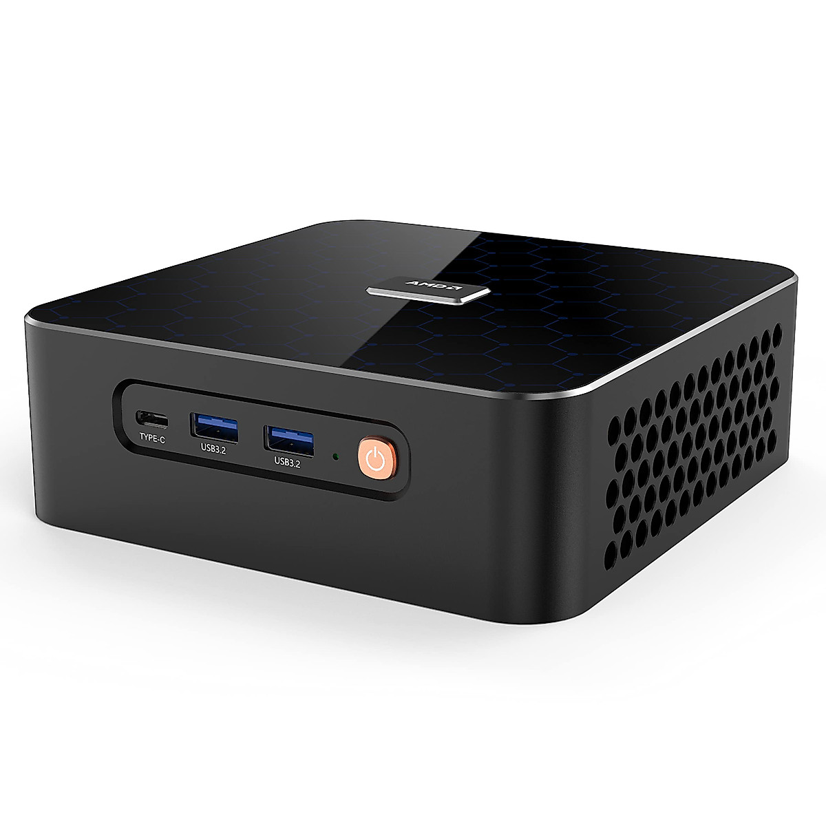 KINGDEL K18 Mini PC Gaming Computer AMD Ryzen 9 6900HX CPU 16GB DDR5 RAM 1TB M.2 PCIe4.0 SSD Mirco PC 680M Graphics 8K@60hz Output Triple Display W-11 Pro 2xLAN(Dual 2500M)