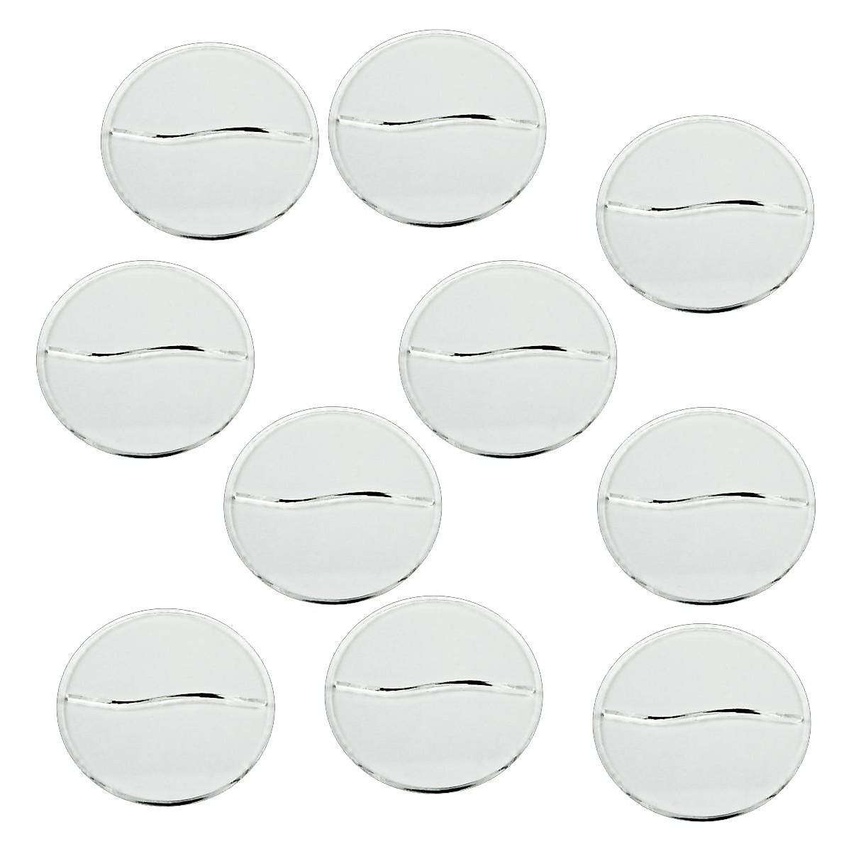 LITKO Paper Miniature Bases | Slotted Paper Figure Holder | Compatible with Dungeons and Dragons | Game Card Stands (3mm Clear Acrylic, 50mm)