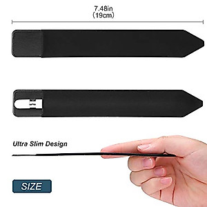 ProCase Pencil Holder Sticker for Apple Pencil 1st and 2nd Gen, Elastic Stylus Pocket Pouch Adhesive Stylus Pen Sleeve Attached to Case for Apple Pencil and Other Stylus Pens-Black