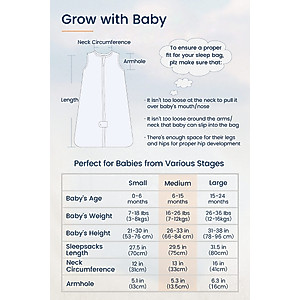 TotAha Baby Sleep Sacks 3-Pack, Stretchy Sleepsack, Silky Comfort, Buttery Soft, Swaddle Transition Sleeping Bag, 2-Way Safe Zippers, Wearable Blanket Baby Sleep Bag for 0-3-6-12-18-24 Months 0.5 TOG