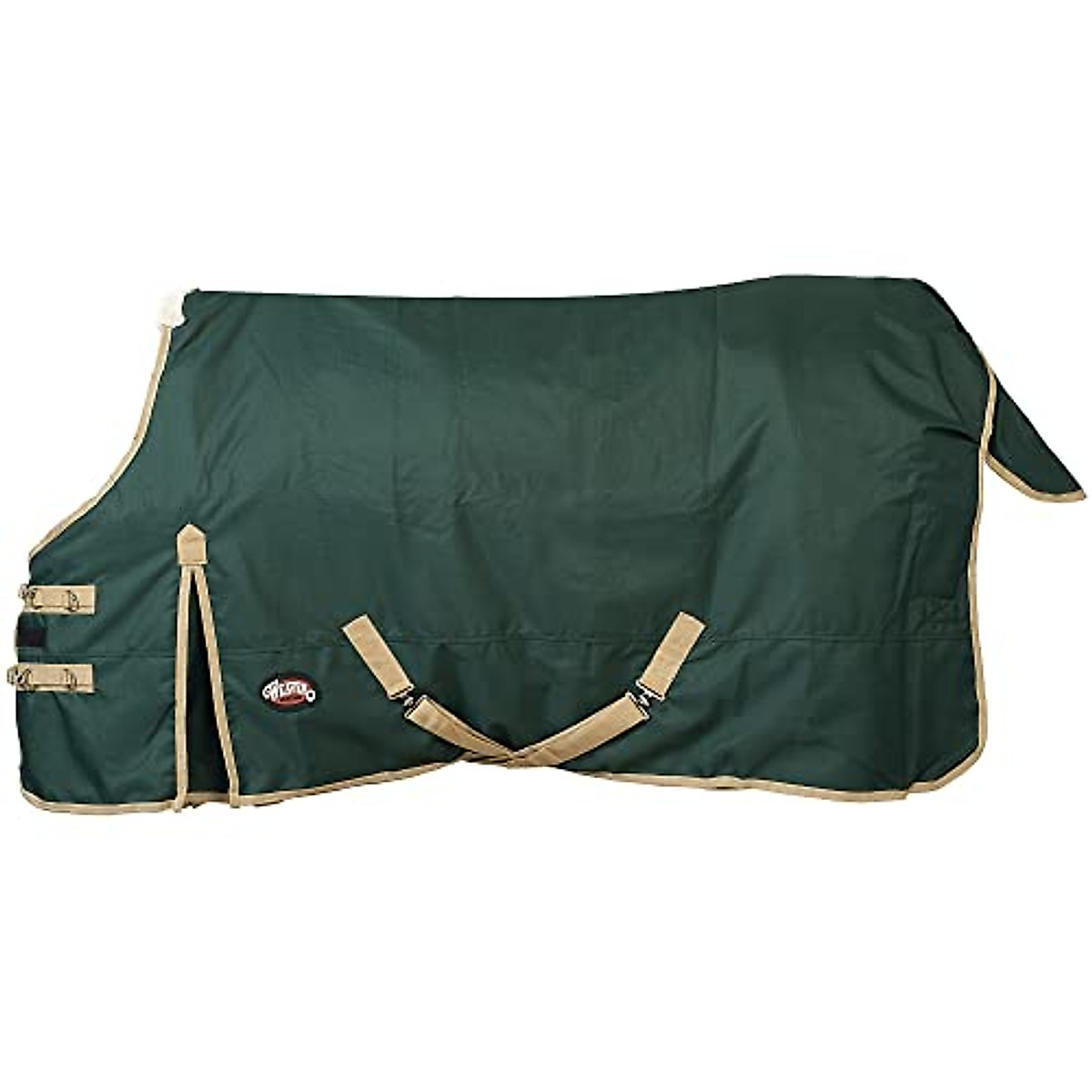 Weaver Leather Turnout Horse Blanket - Waterproof Protection - Easy-to-Fasten Snap Front Closures, 72", 1,200-denier