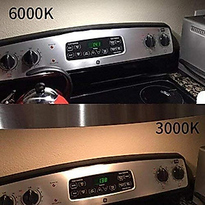 BonYei 8206232A Ceramic E17 LED Bulb for 7W Microwave Oven Appliance, 75W Halogen Bulb Equivalent, Daylight White 6000K, Pack of 2