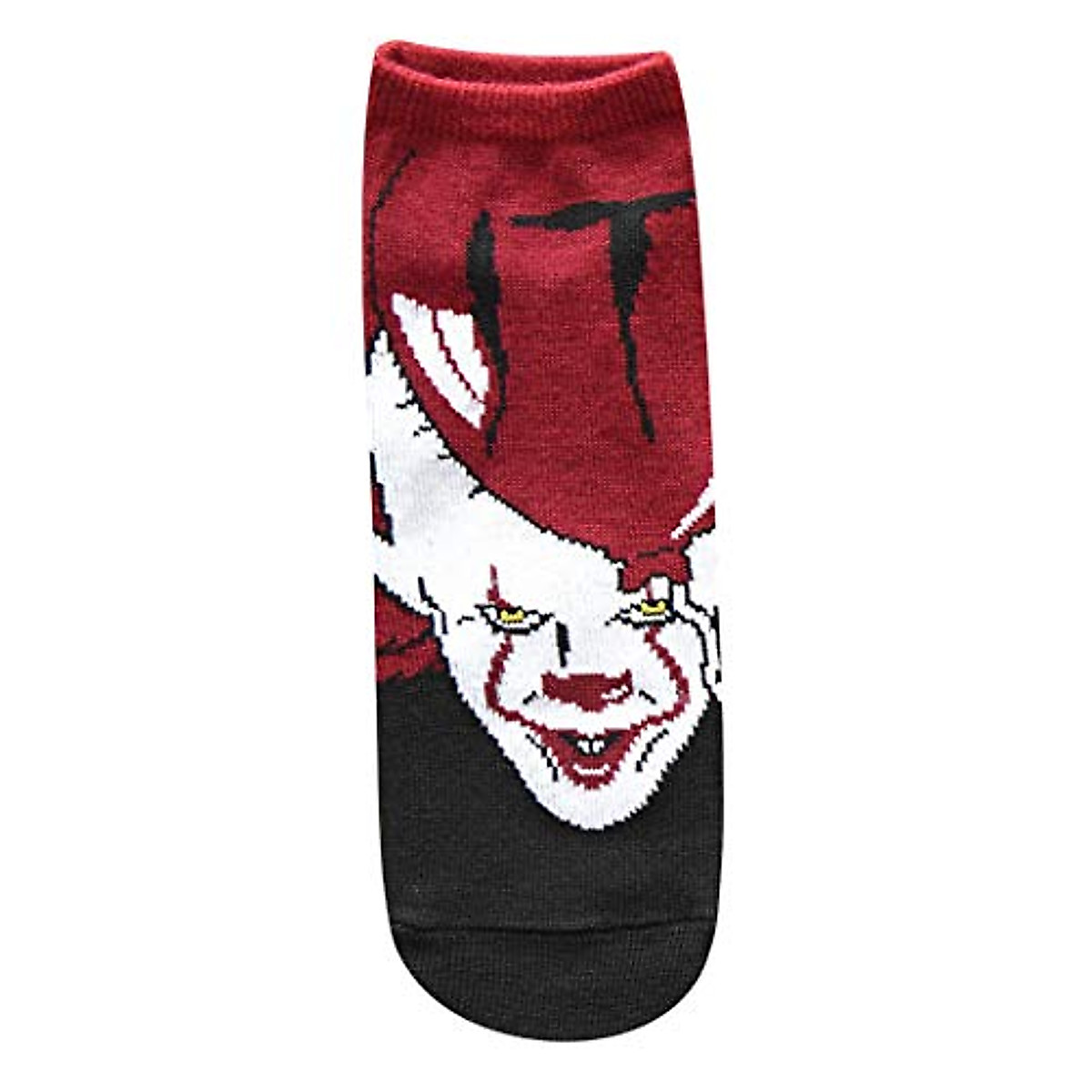 Hyp IT Movie Pennywise You'll Float Too Stephen King Juniors/Womens 5 Pack Ankle Socks
