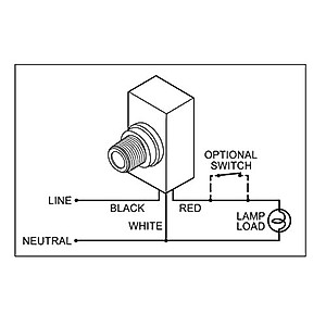 Creative Hobbies Pack of 2, Outdoor Hard-Wired Post Eye Light Control Electric Resistor Photocell Light Sensor, Dusk to Dawn Sensor, Convert Fixtures to Auto On at Night, LED HID CFL JL-103A