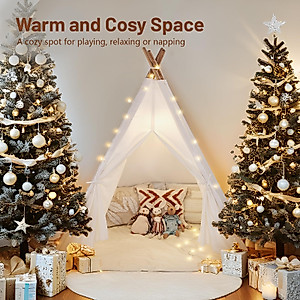 Kids Teepee Tent for Kids,Kids Play Tent for Girls & Boys, Gifts Playhouse for Kids Indoor Outdoor Games, Kids Toys House for Baby (Teepee Tent for Kids)